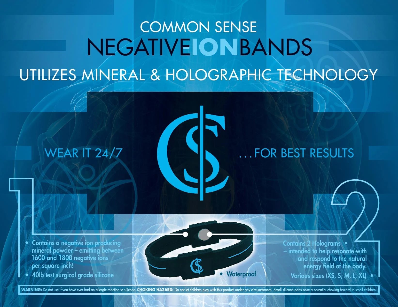 CS Negative Ion Bands & More – Negative Ion Store